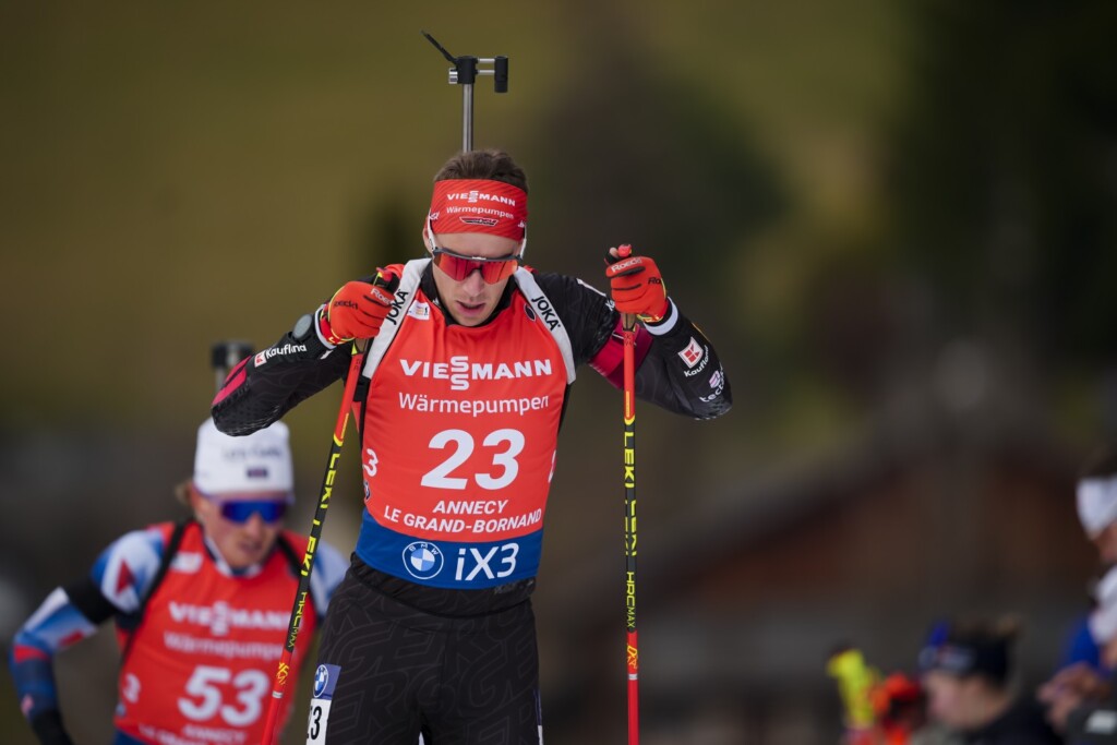 Simon Kaiser (GER) - Biathlon Weltcup Le Grand Bornand (FRA) Verfolgung ...