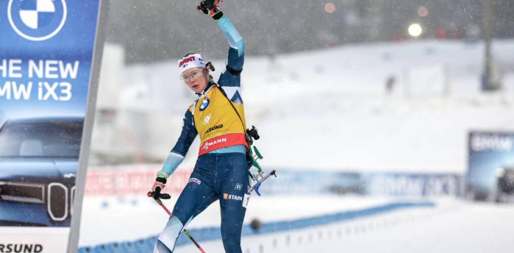 Suvi Minkkinen (FIN) - Bildergalerie Biathlon IBU Weltcup, Oestersund ...