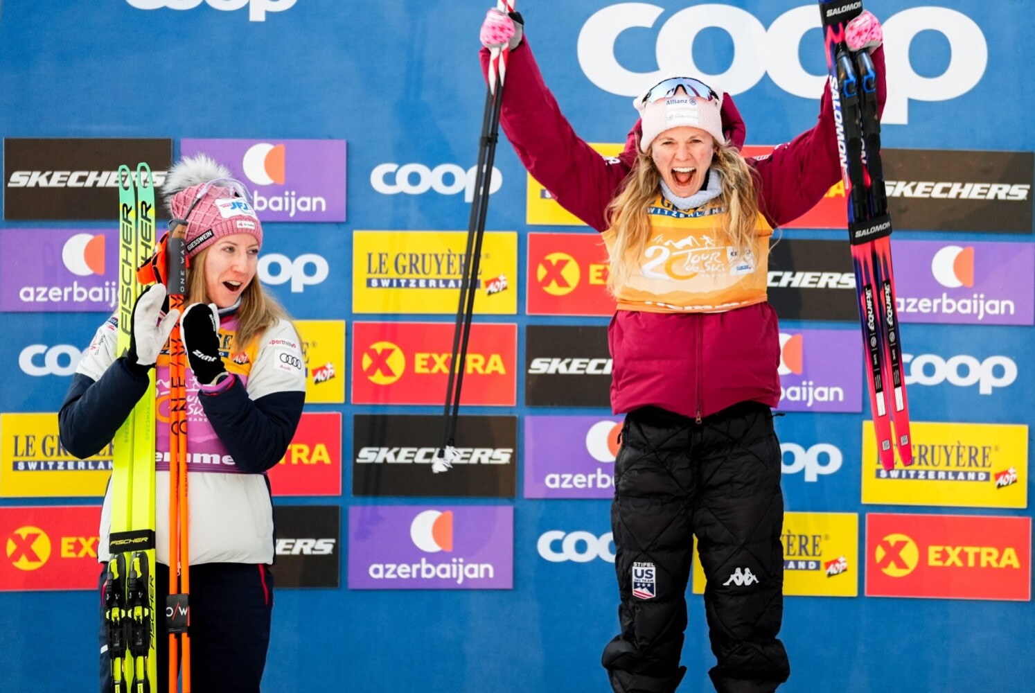 Langlauf Weltcup: Jessie Diggins gewinnt ihre dritte Tour de Ski vor ...