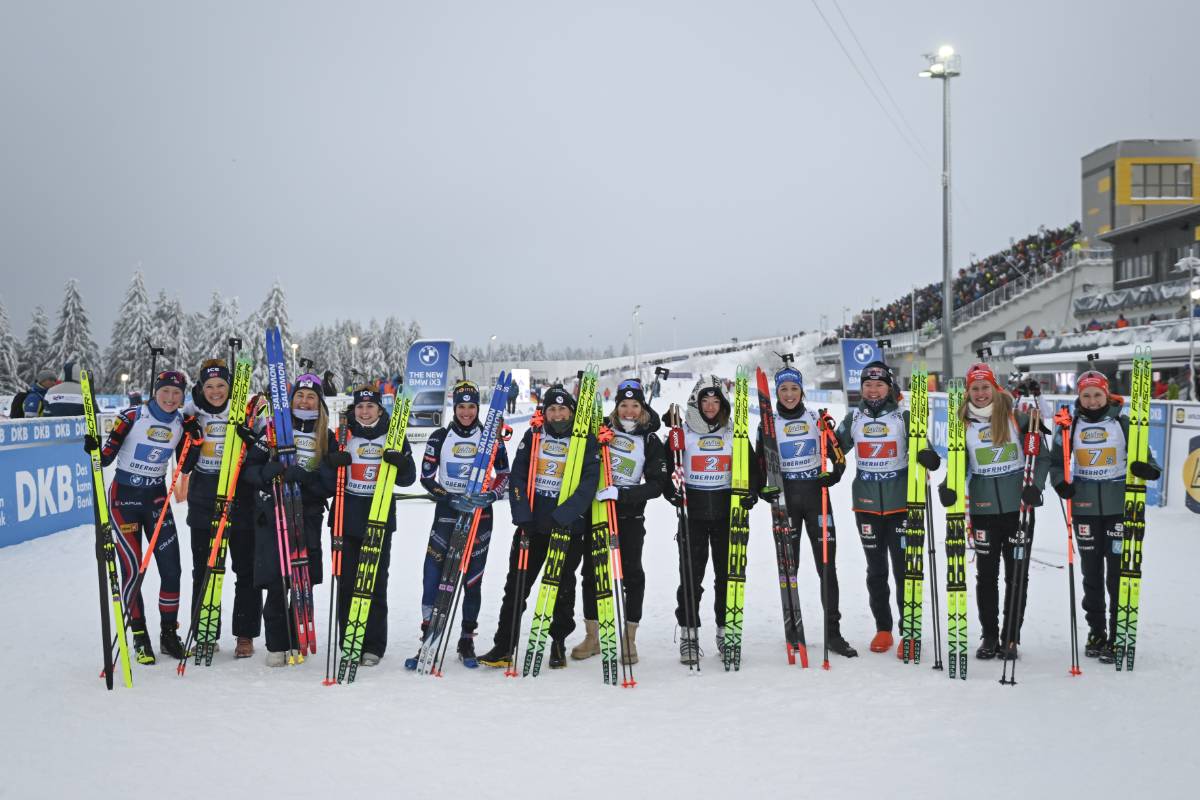Maren Kirkeeide (NOR), Karoline Offigstad Knotten (NOR), Ingrid ...