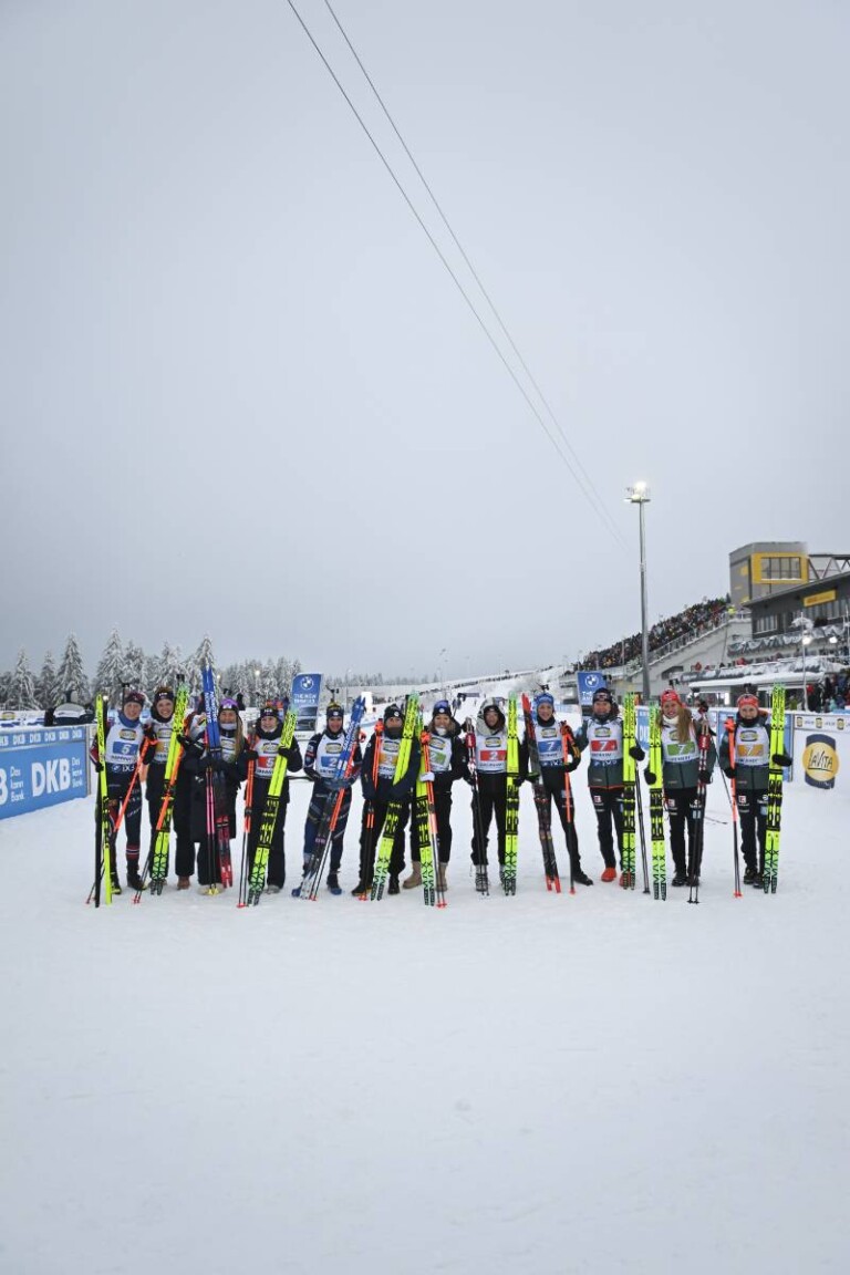 Maren Kirkeeide (NOR), Karoline Offigstad Knotten (NOR), Ingrid ...